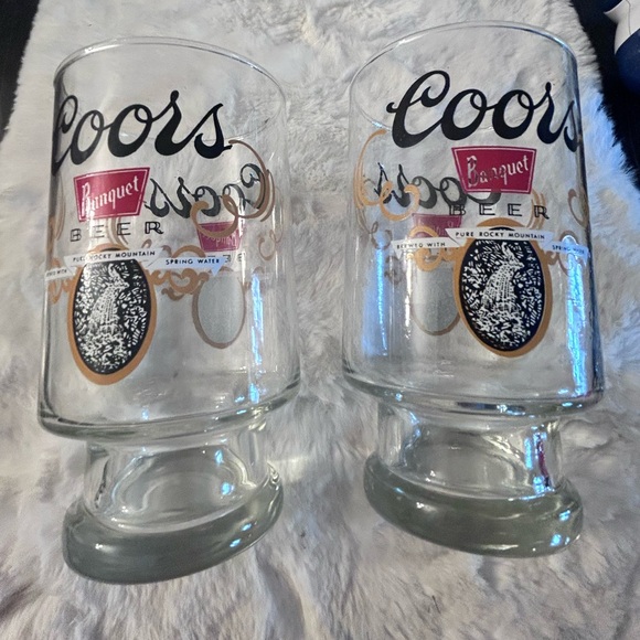 Coors | Dining | Vintage Coors Banquet Beer Logo Barware Collectible ...